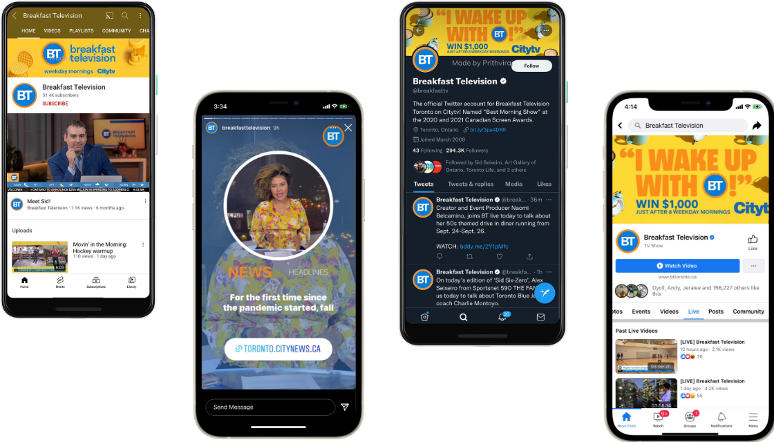 Breakfast Television – Weekdays 6:00am